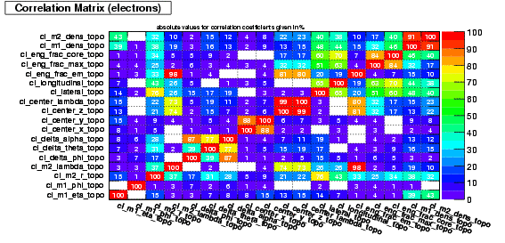 The M.C. Project : Correlation Matrix