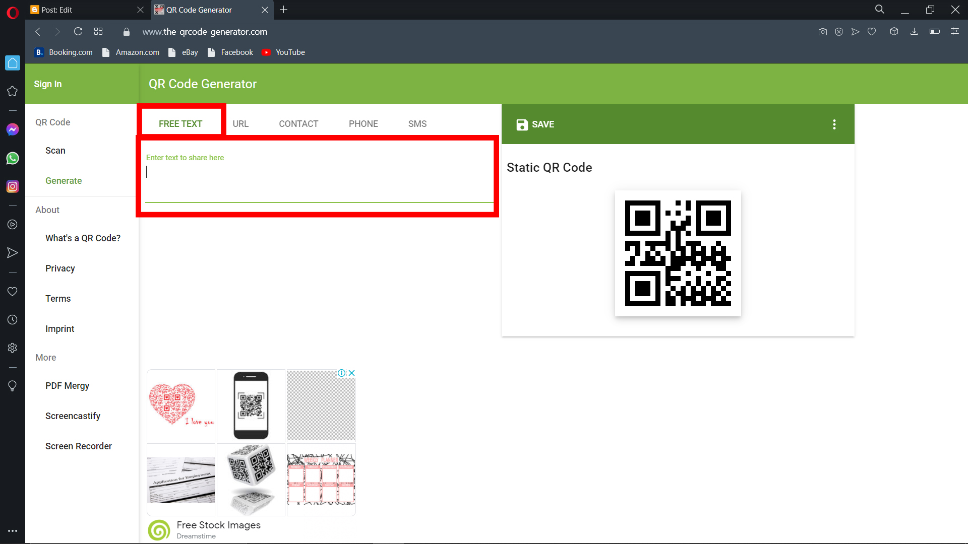 How to create a QR code in Sinhala