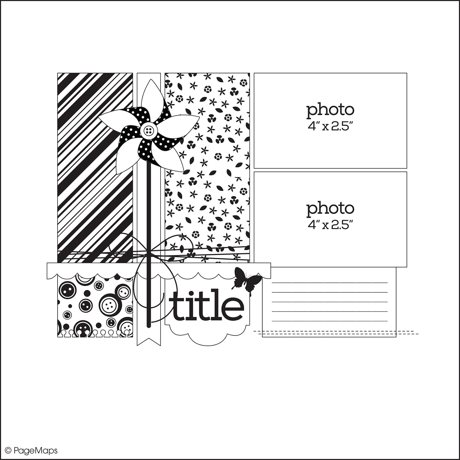 My Cluttered Corner: Scrapbook Circle Blog Hop with Pagemaps!