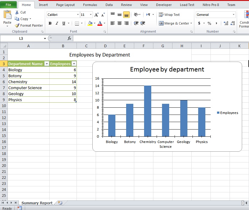 Generate Excel Report with Graph in Asp.NET