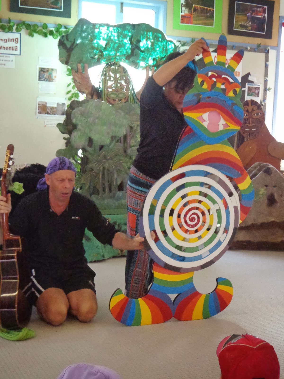 Welcome to Glamorgan Kindergarten Blog : Apo the Greedy Taniwha, Puppet