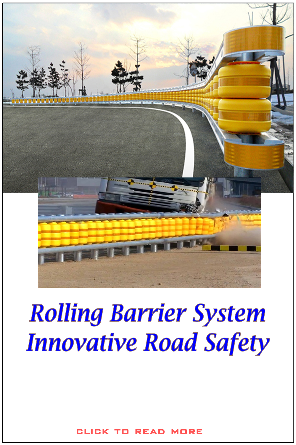 Rolling Barrier System Innovative Road Safety | ind-eng-design
