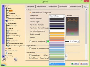 MENGUBAH TAMPILAN WARNA BACKGROUND PADA LAYAR CATIA V5 - Guru Teknik Mesin