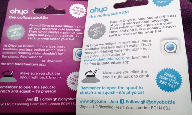 Ohyo Collapsible Water Bottle Squishes Down to Fit In A Pocket ...