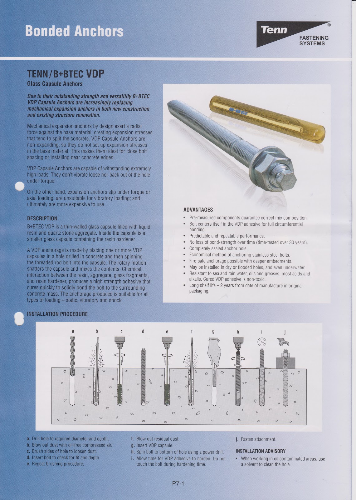 TENN HOLDINGS SDN. BHD: Chemical Anchor Systems