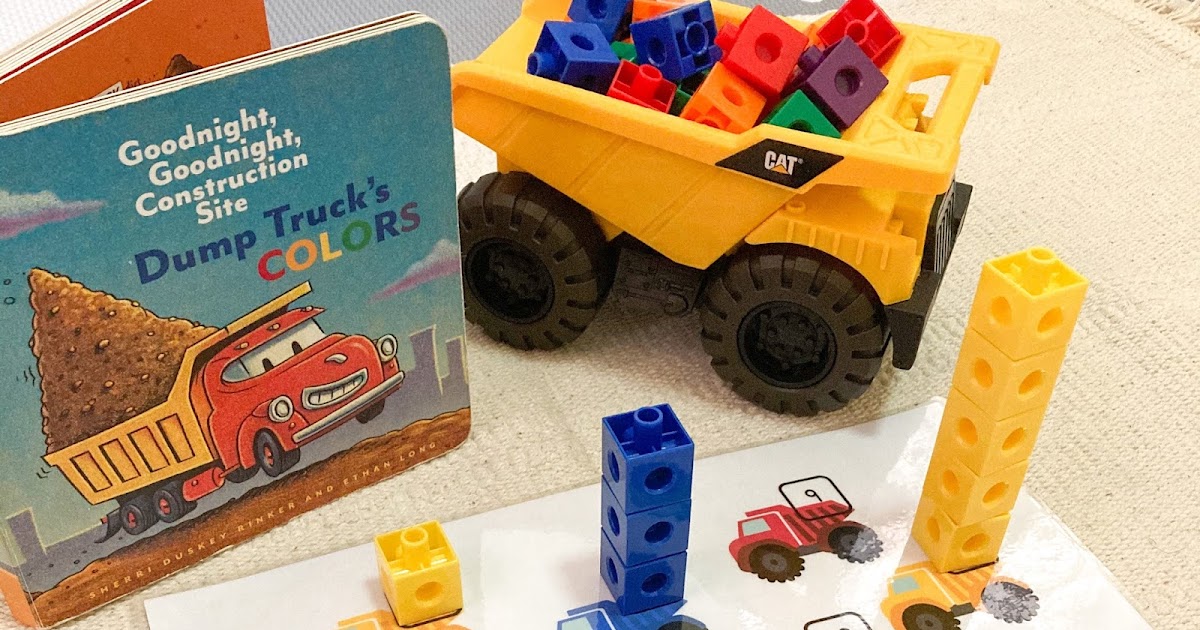 FREE Printable: Dump Truck Counting Mat - Starter Mama