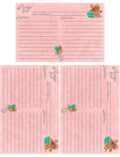 Cute Baking Gingerbread Recipe Card Printable | DIY Party Mom