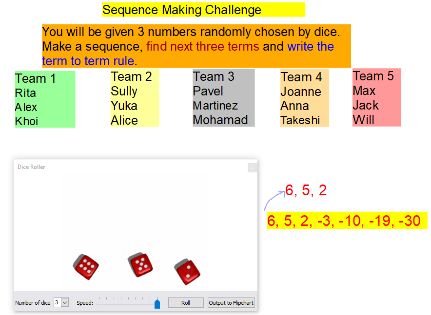 Puzzles and Figures: Rich Tasks 11: Making Sequence Competition