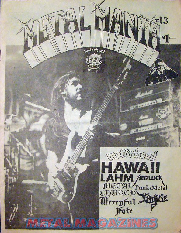 METAL MAGAZINES: METAL MANIA (USA)