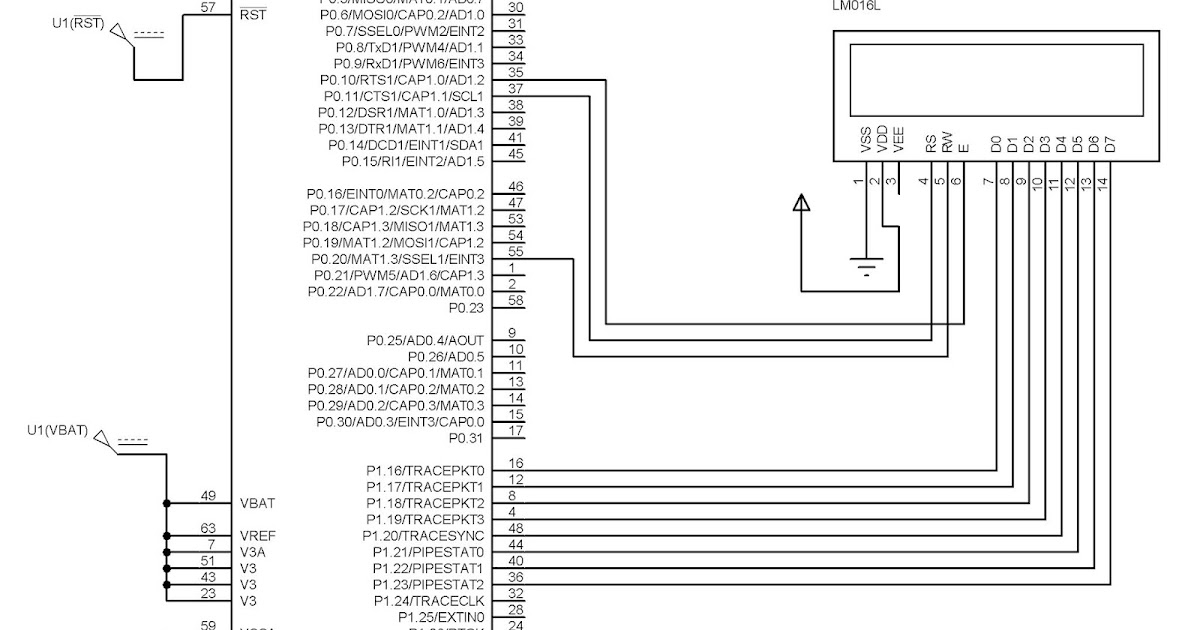 #AP ARM7 16x2 LCD interfacing