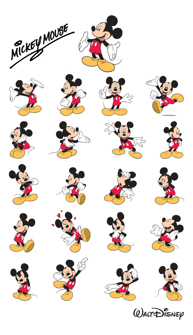 Mickey Mouse set - Vectores y más vectores