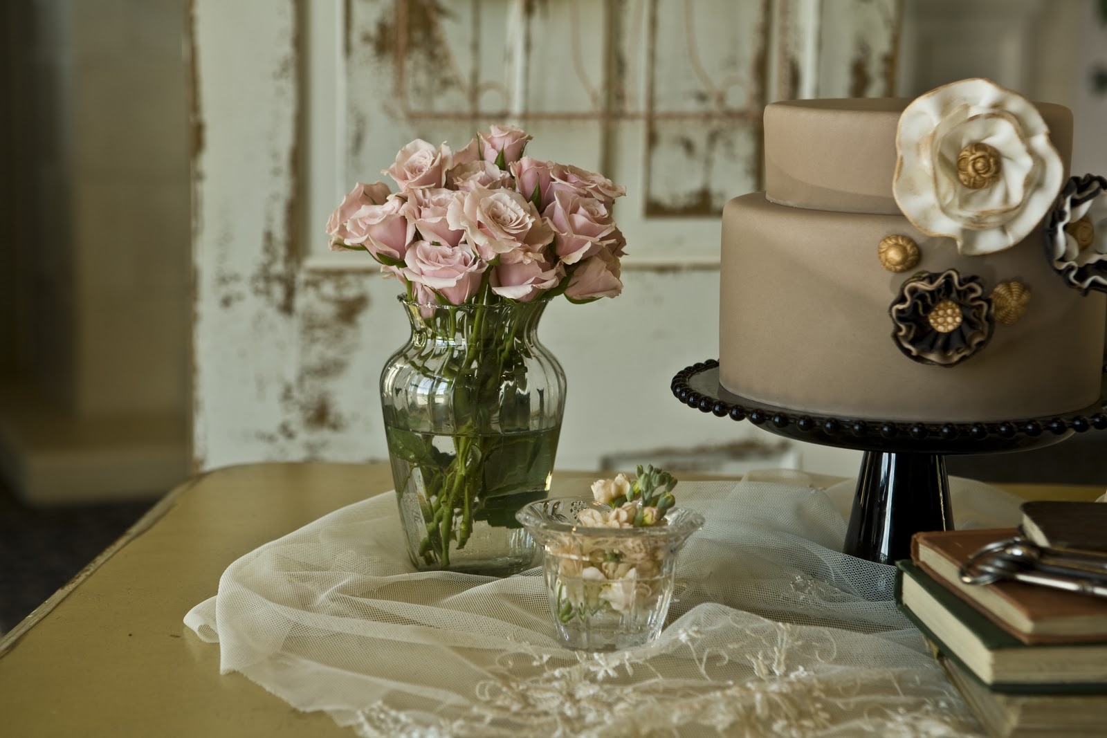 Vintage Cake Display