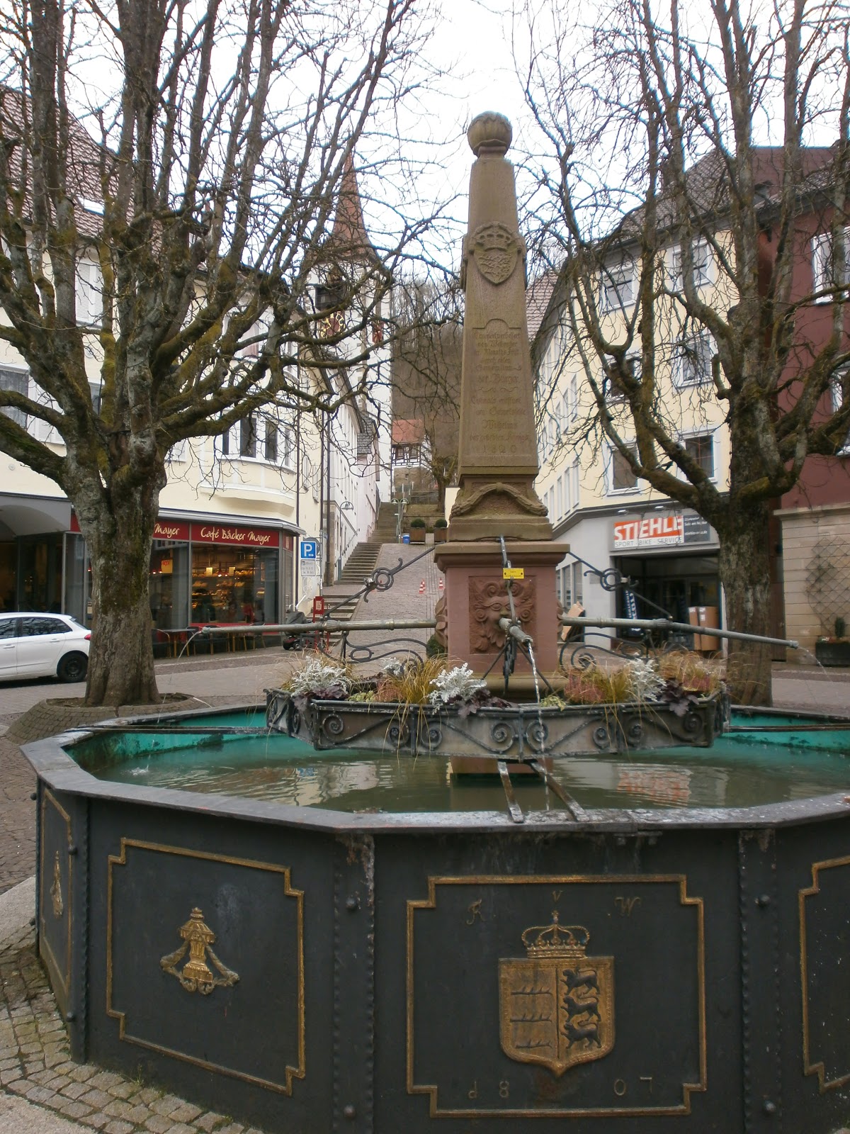 Der Schwarzwald und seine Natur: Der Marktplatz in Sulz am Neckar