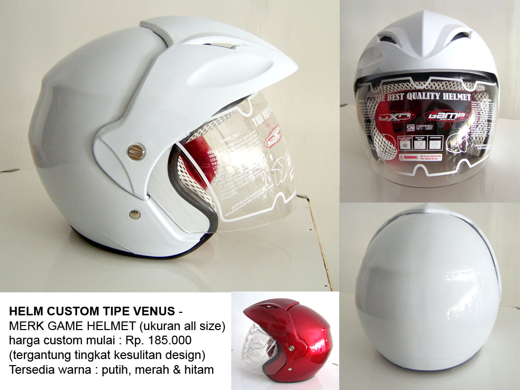 JON MOTOR - Helm & Custom helm: TIPE2 HELM POLOS CUSTOM HELM - pilih ...