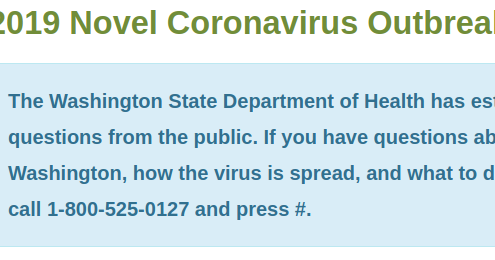 Avian Flu Diary: Washington State DOH: 2 Presumptive Positive COVID-19 ...