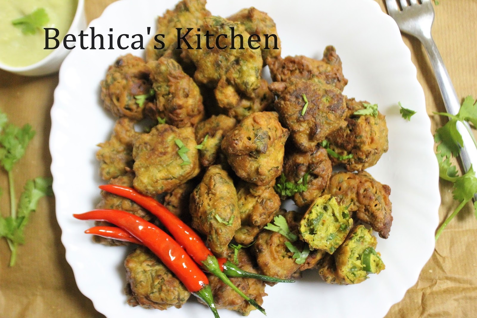 Bethica's Kitchen Flavours: Methi Na Gota (Fenugreek Leaves Pakoras ...