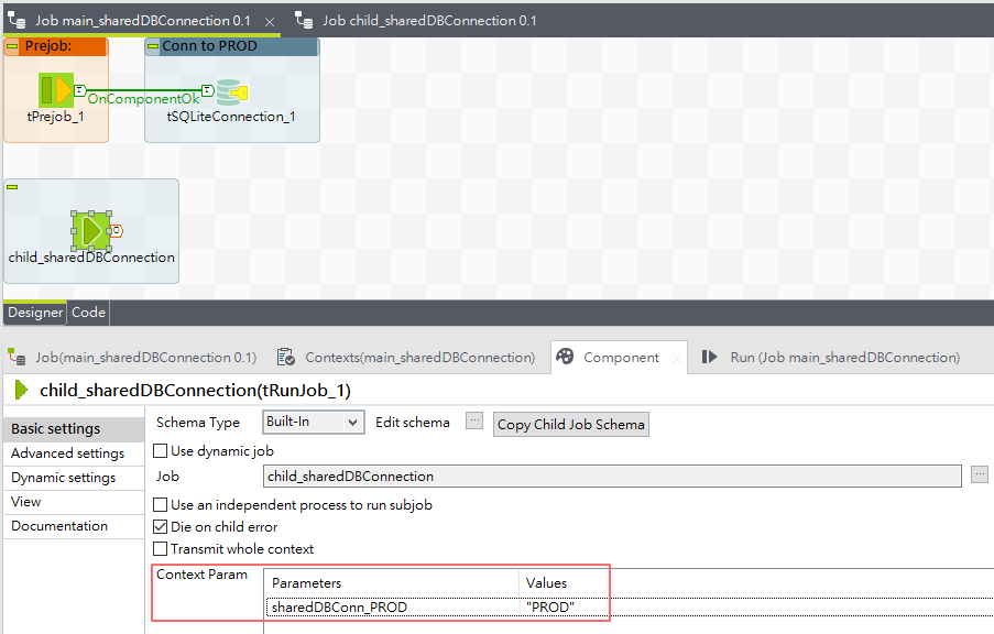 [Talend Open Studio] Shared DB Connection ~ 超強無敵果凍人