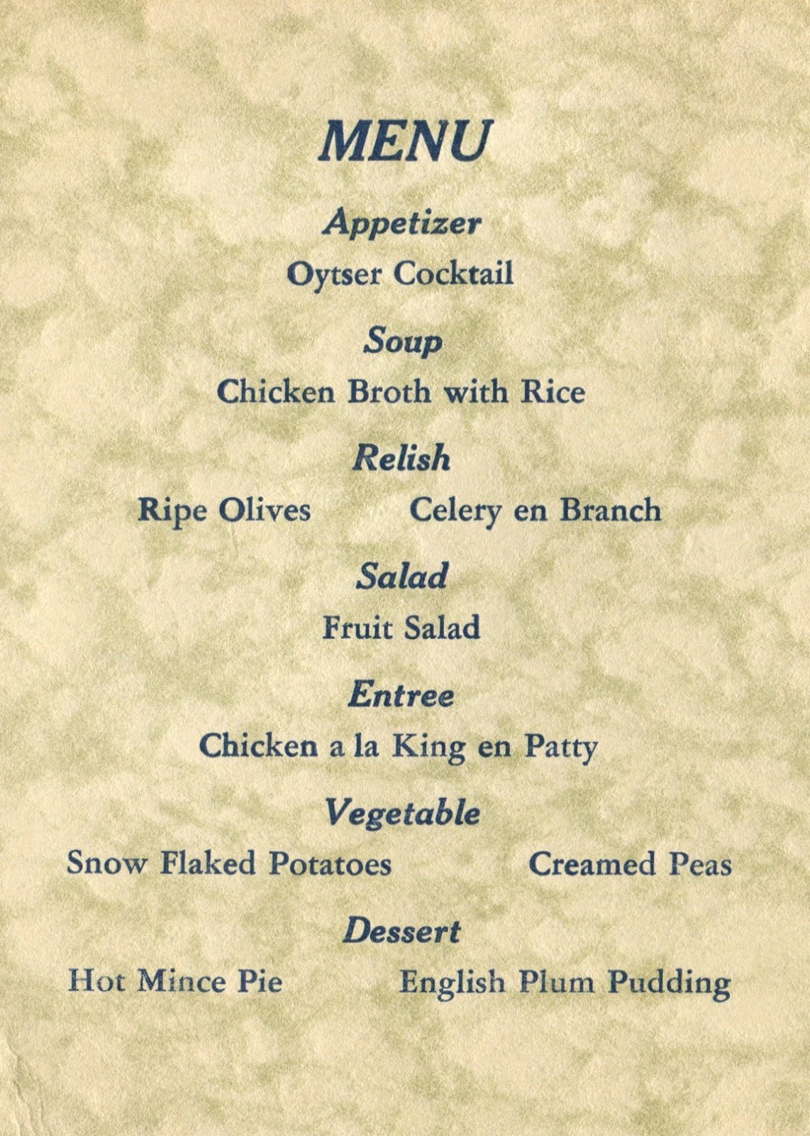 The American Menu: The Halcyon Days of San Quentin