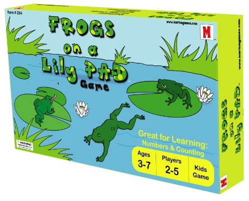 The Playful Otter: Frogs on a Lily Pad