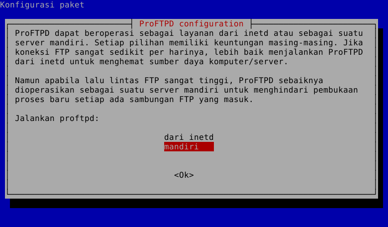 Langkah langkah Konfigurasi FTP Server Menggunakan Debian 8: Langkah ...