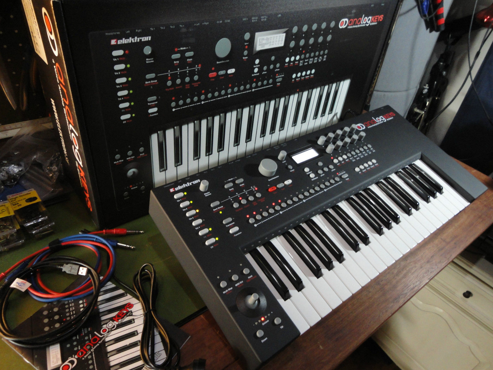 MATRIXSYNTH: Elektron Analog Keys - "Flagship" 4 Voice Analog Synthesizer