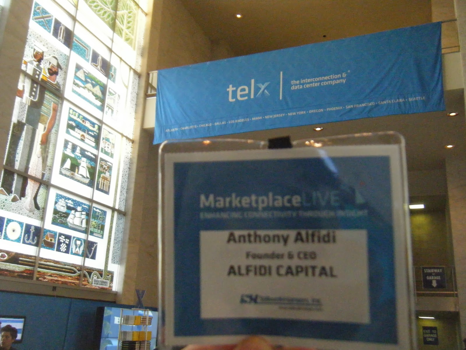 Alfidi Capital Blog: Catching Up at Telx MarketplaceLIVE West 2013