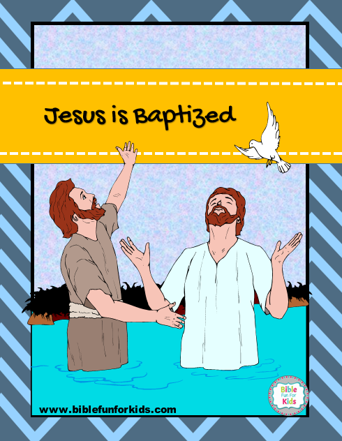 Jesus is Baptized | Bible Fun For Kids