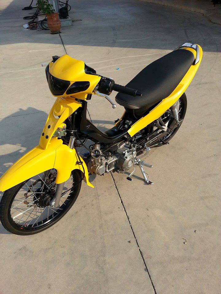 Mikrowio me dio rodes: Yamaha Crypton R 60+mm