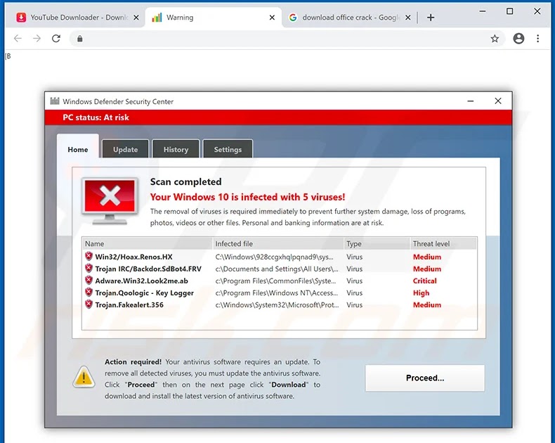 Scanning antivirus software on a computer, why do so many setup files ...