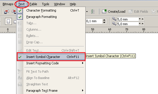 Insert Symbol Character Pada CorelDRAW Menyisipkan Simbol/Icon Masjid ...