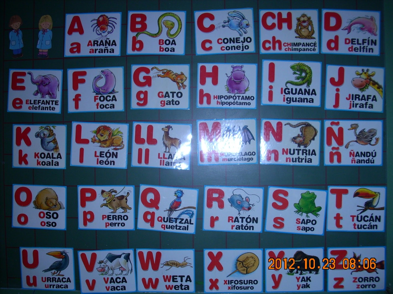 clasedeinfantildemariajose: ABECEDARIO DE ANIMALES