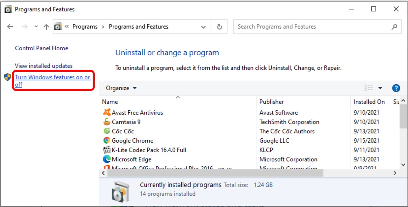 Cách bật .Net Framework 3.5 trên hệ điều hành Windows - Programming ...