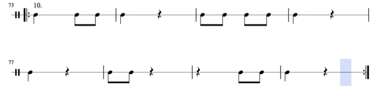 MÚSICA: Ejercicios ritmicos 1