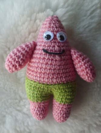 Kreasi Rajutan Unik: Patrick Star Pattern
