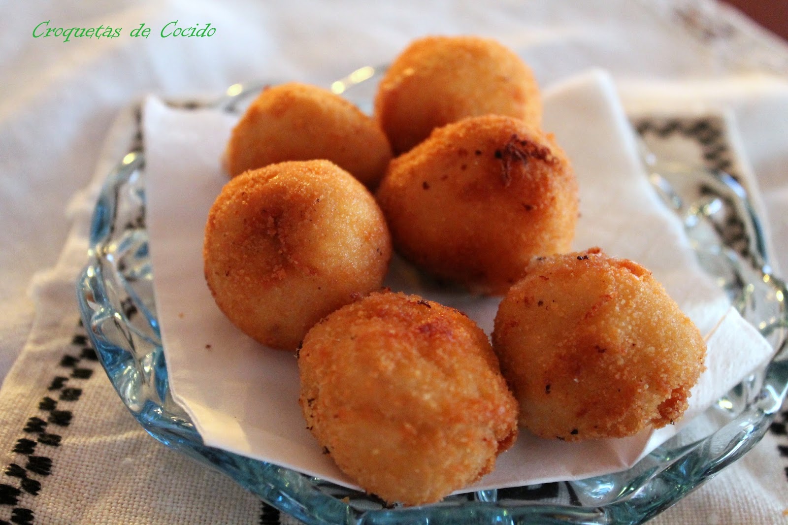 CROQUETAS DE COCIDO