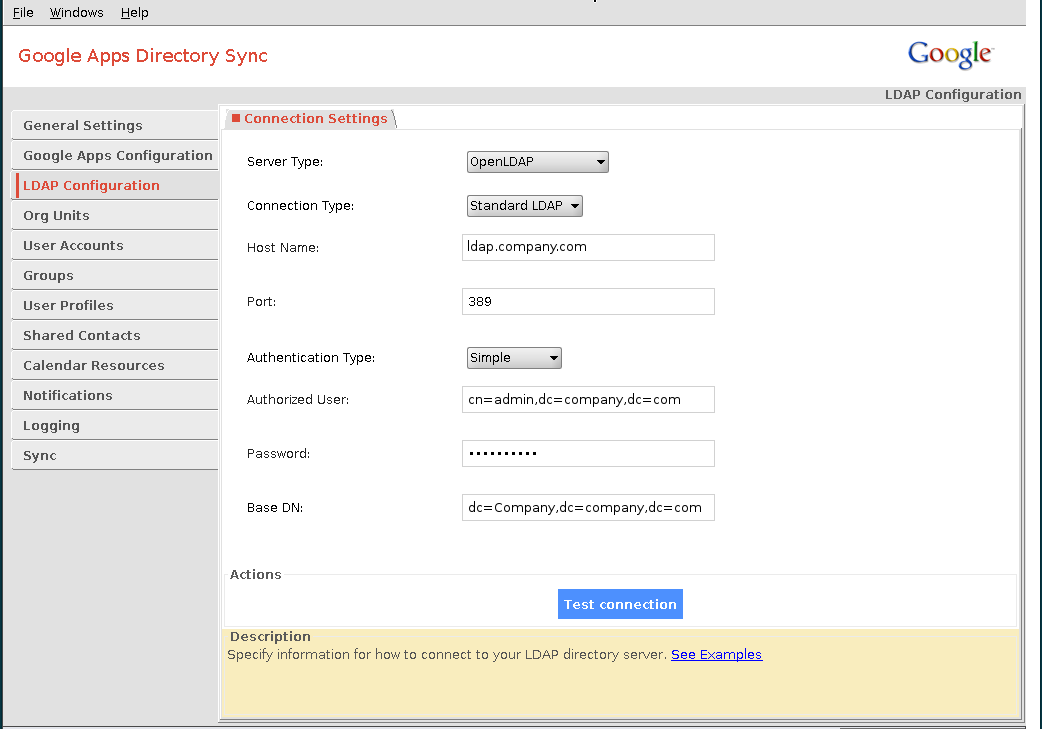ipeacocks blog: How to sync Google Apps account with own LDAP installation