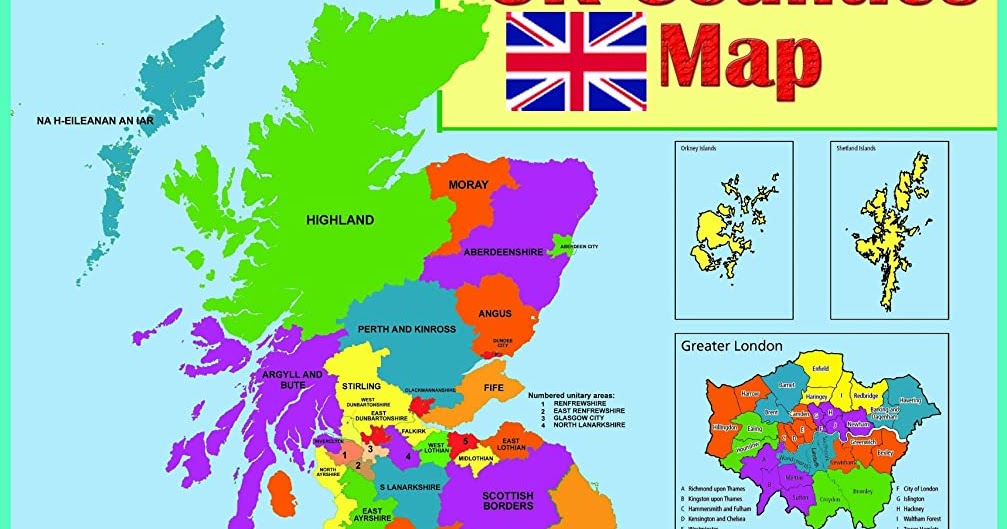 The Greatest Map Of English Counties You Will Ever See