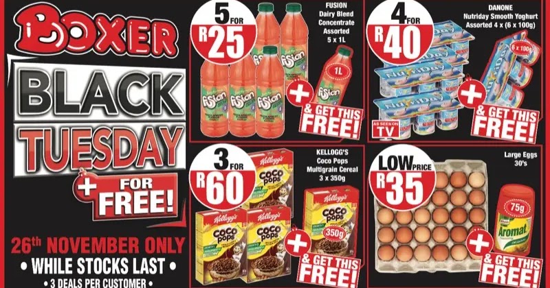 [Live Daily 2019] Boxer Black Friday Deals