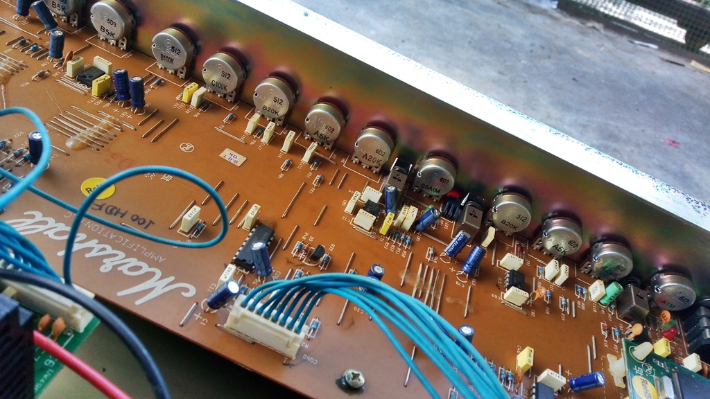 CA Guitar Repair Blog: Marshall MG100HDFX Master Volume Pot Replacement