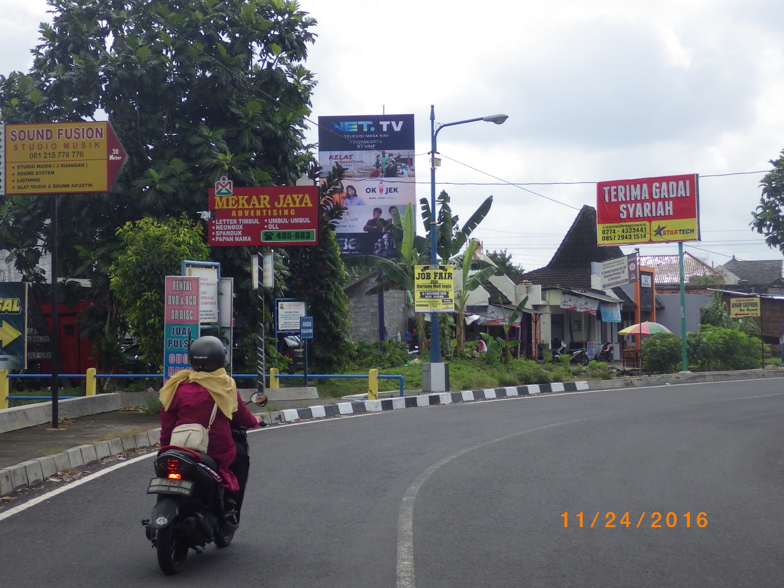 Baliho Event Promo Outdoor NET TV di Yogyakarta