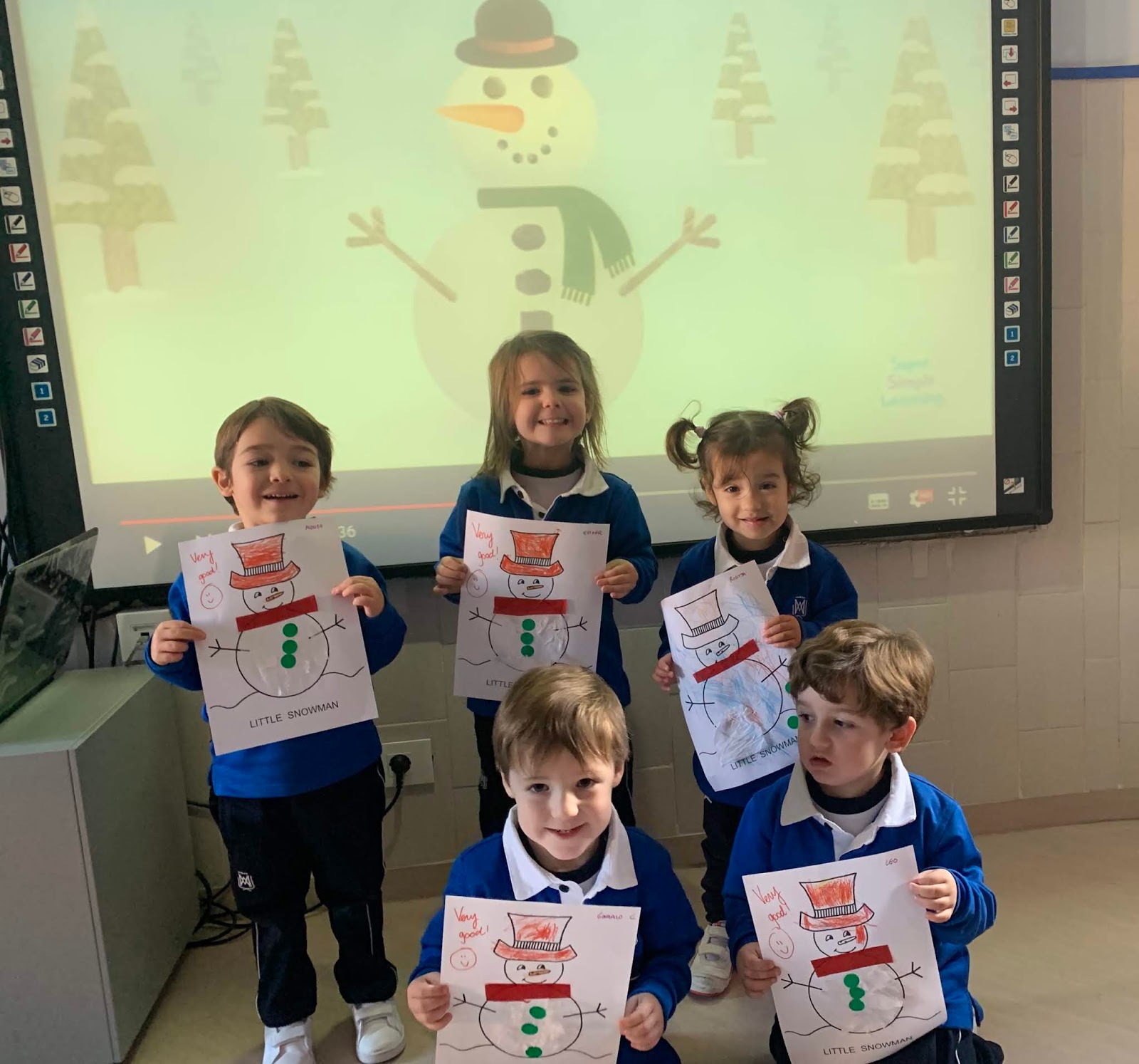 English Infantil: I’m a little Snowman 1ºb & 1ºd