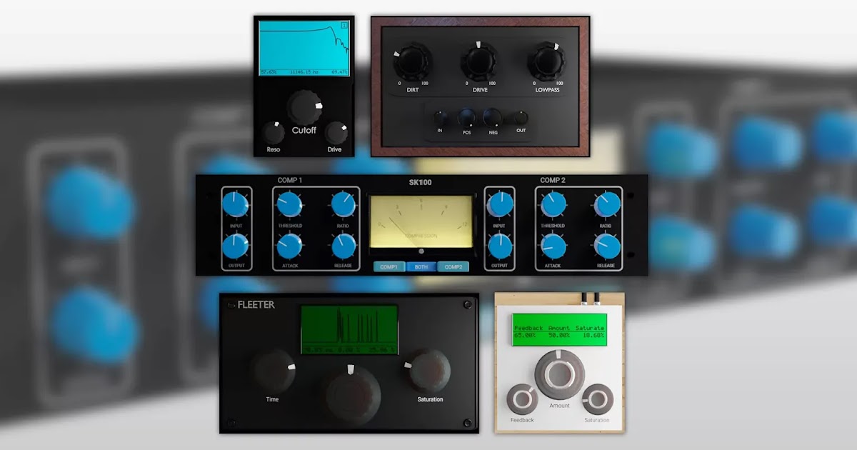 SK100 by SNFK Music 'Dual Buss Compressor' (FREE) & + Plugins