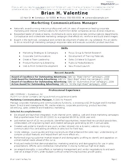 Monstercom Resume Templates 2019 - Resume Templates