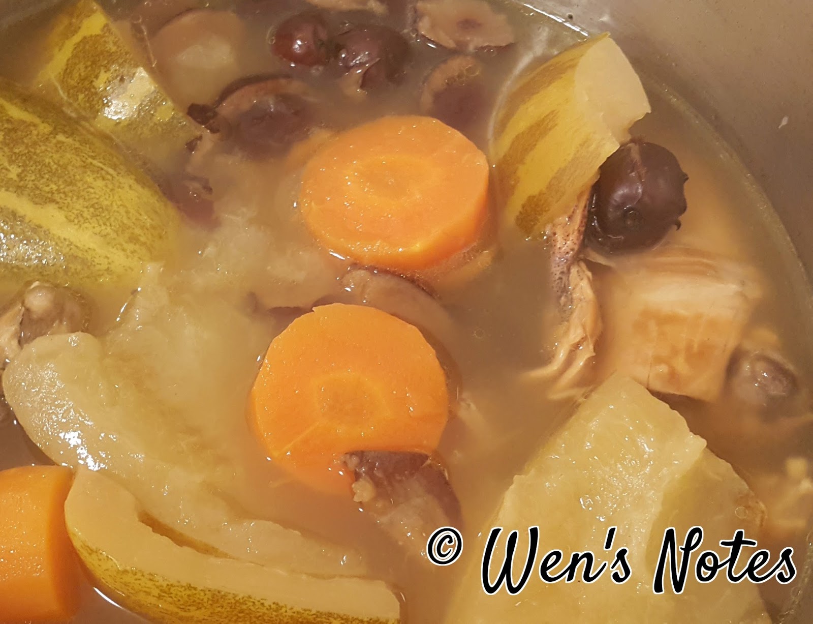Old Yellow Cucumber Soup | Wen's Notes