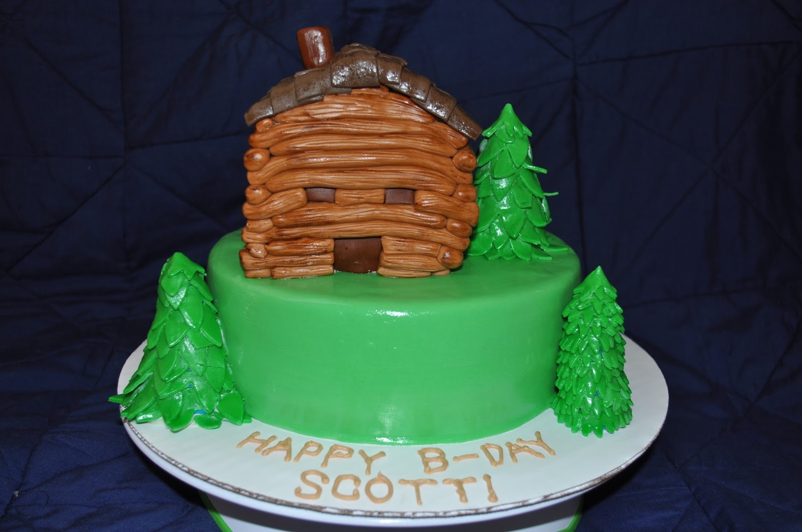 Katie's Cake Creations: Cabin Cake