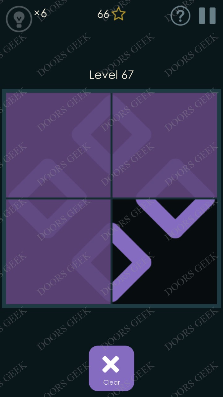 Symmetry - Drawing Puzzles Level 67 ~ Doors Geek