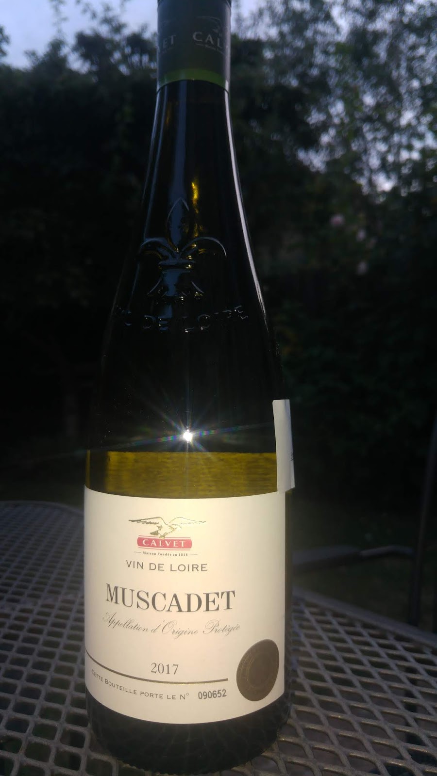 The Cambridge Wine Blogger: Calvet Muscadet White 2017