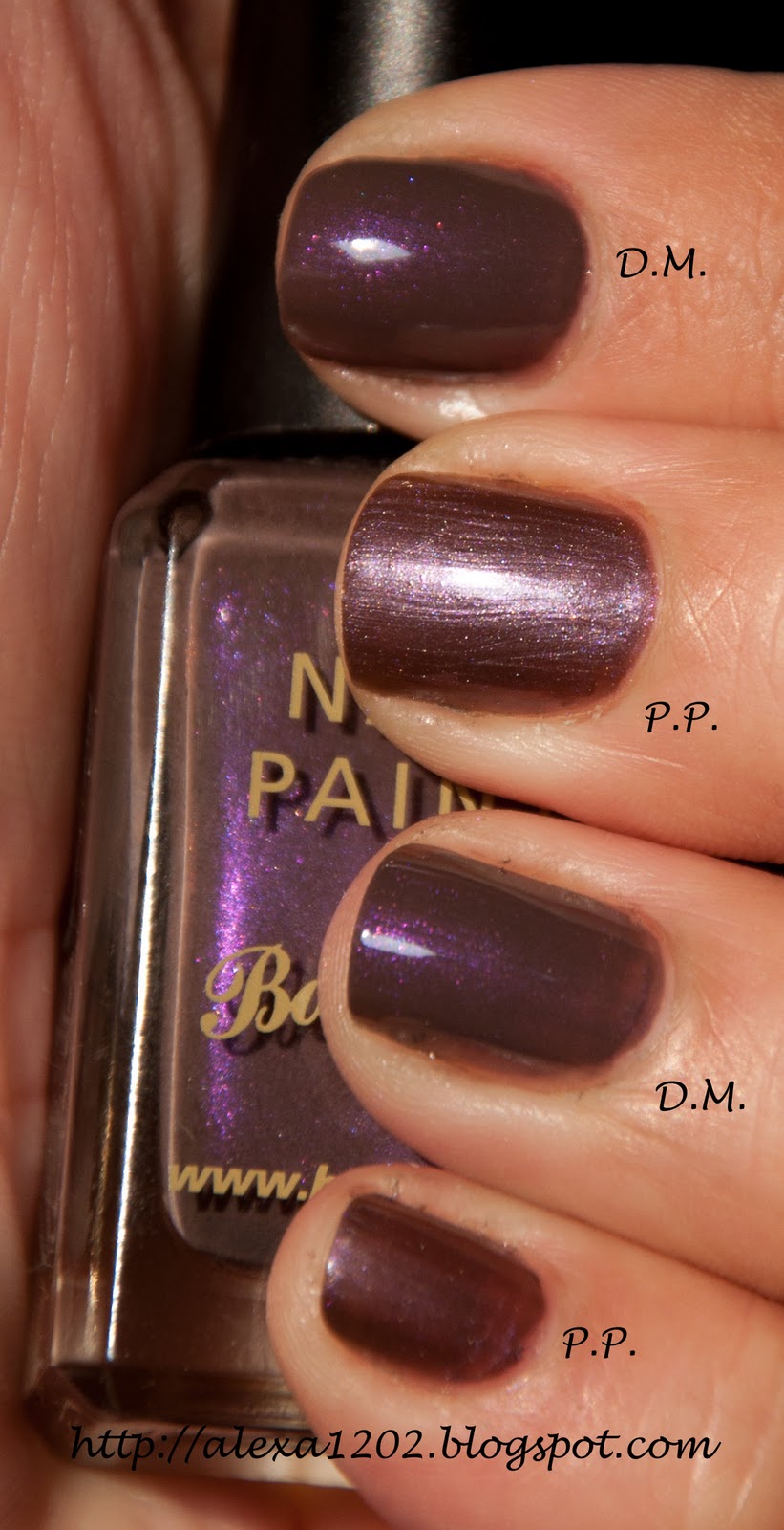 Addicted to Konad: Comparison: Princess Prunella vs. Dusky Mauve