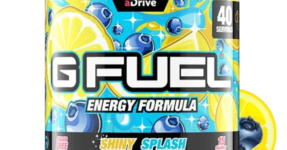 The Supp Plug: G Fuel and aDrive Collab on an all New "Shiny Splash ...