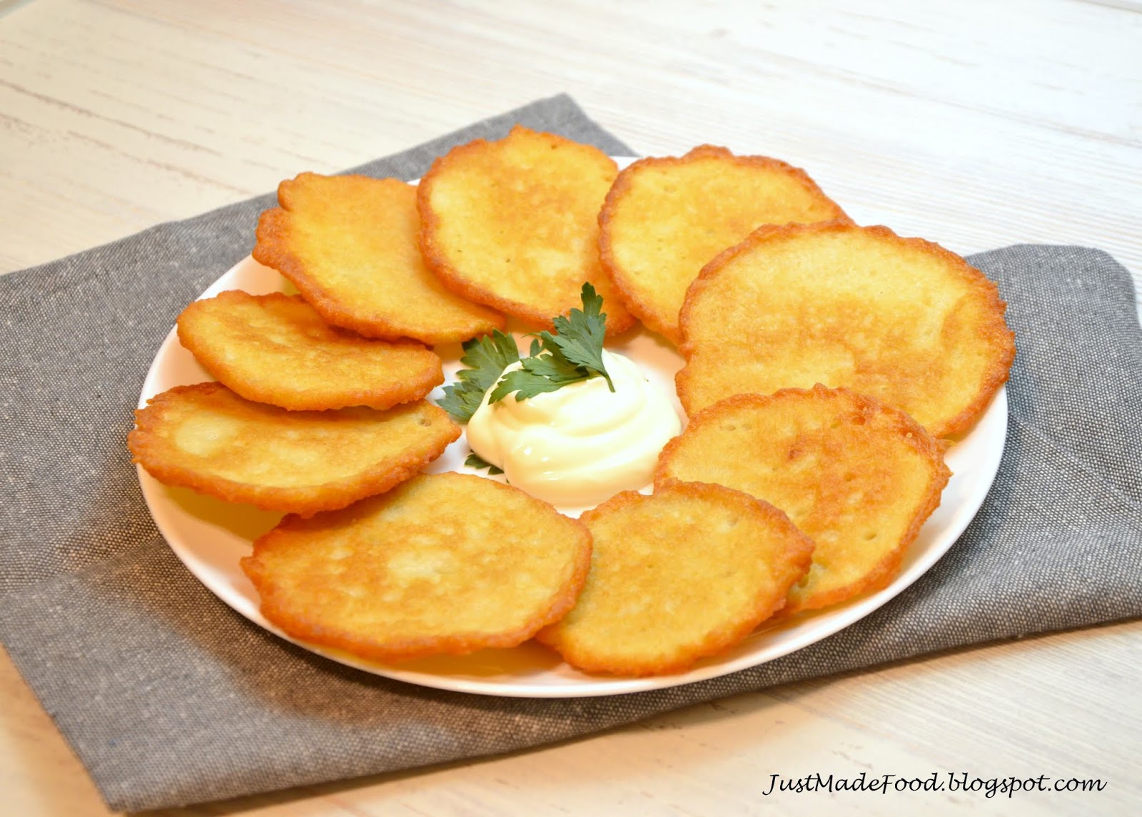 JustMadeFood: Placki ziemniaczane